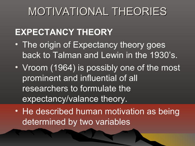 078 Motivational Theories | PPT | Free Download