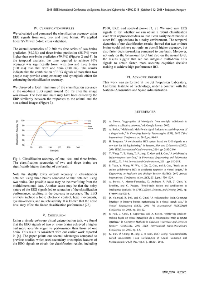 Improved target recognition response using collaborative brain-computer interfaces | PDF