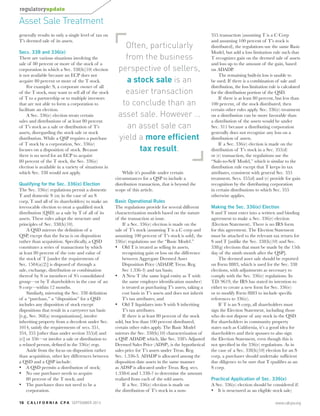 Hurok 336(e) Regs Article Cal CPA 09_2013 (Cal CPA) | PDF