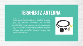 Terahertz Antenna: Radiation Pattern, Features, Types, Pros, Cons | PDF