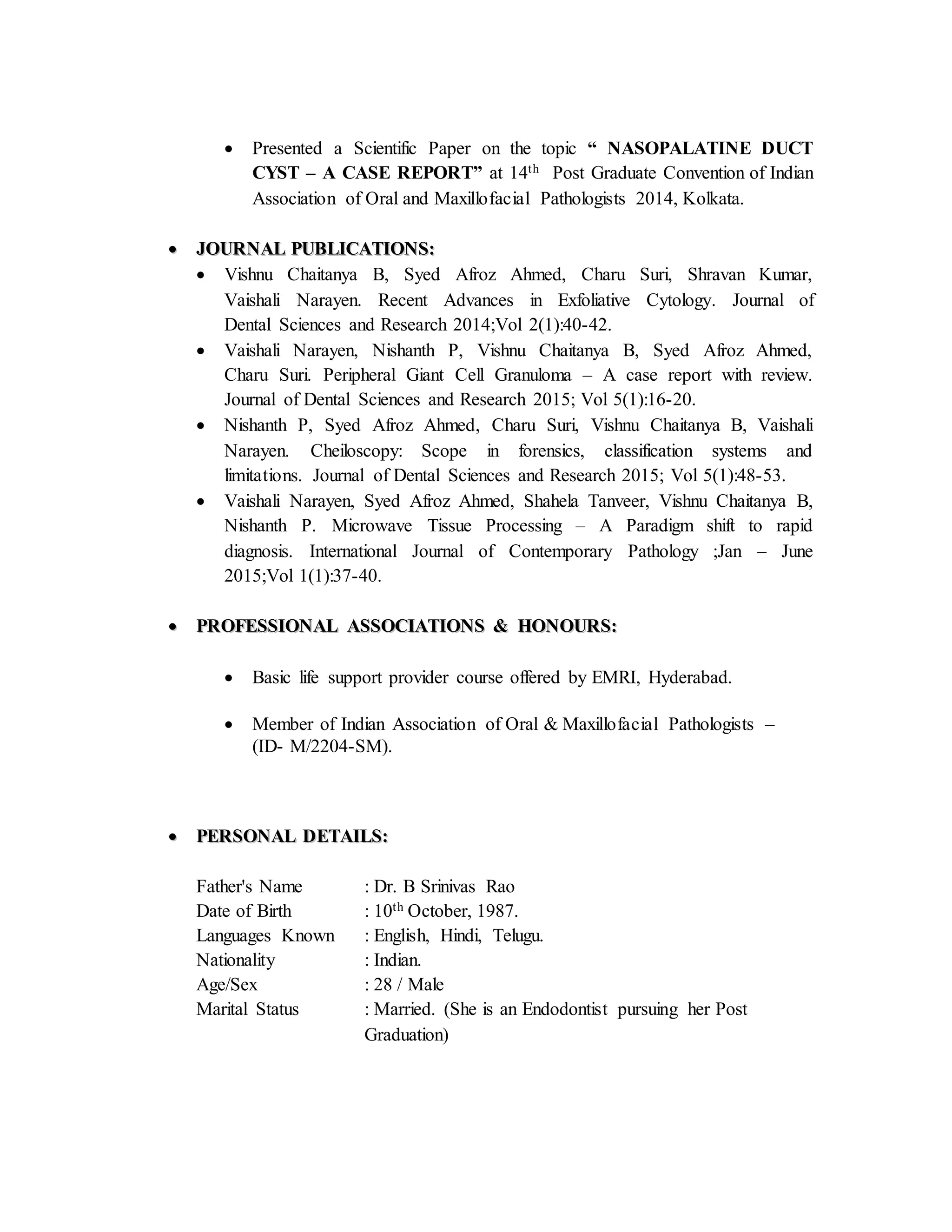 RESUME VISHNU | DOCX