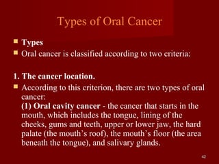 Epidemiology of oral cancer | PPT