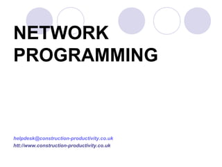079 Network Programming | PPT