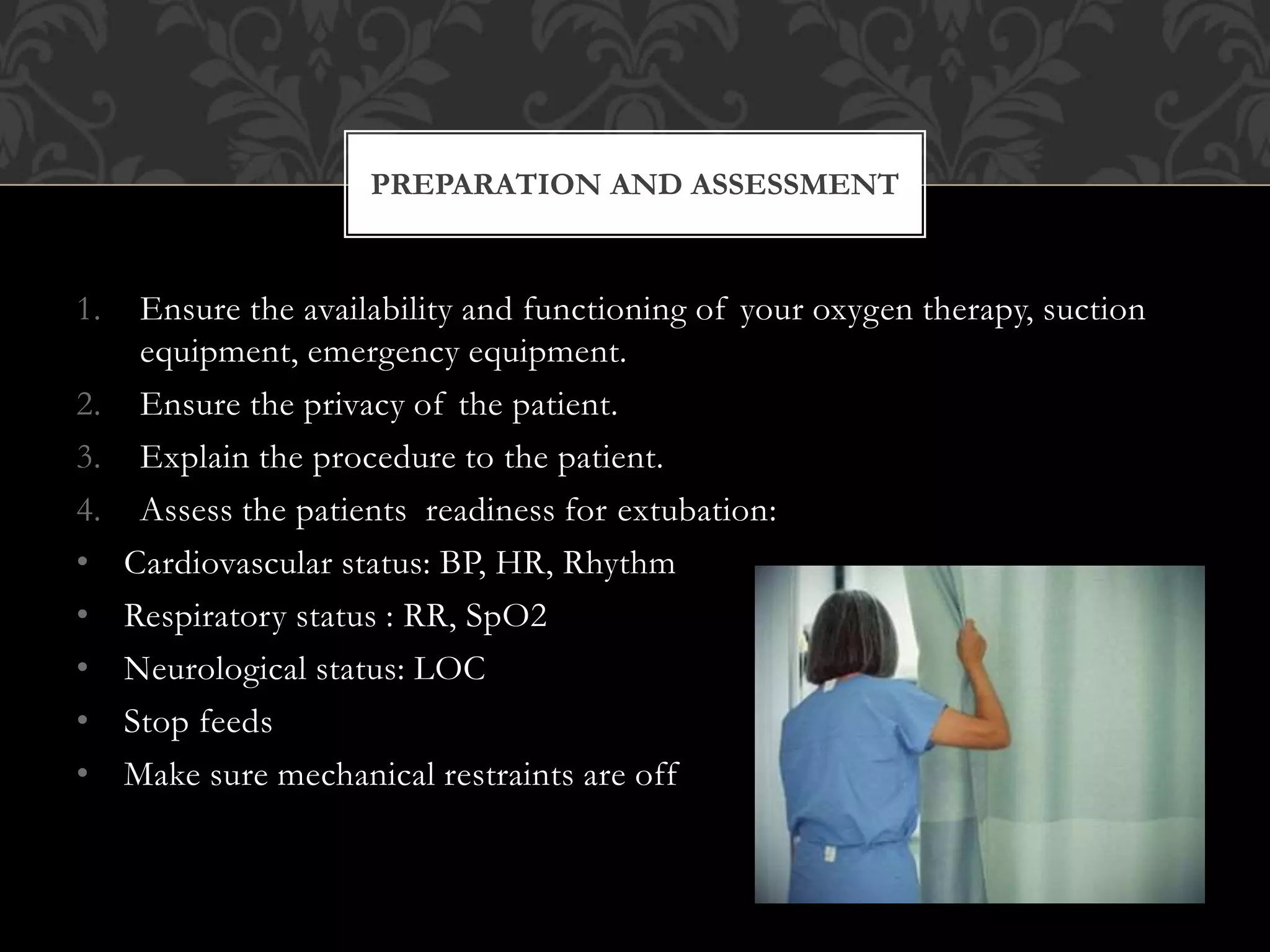 Extubation presentation | PPTX