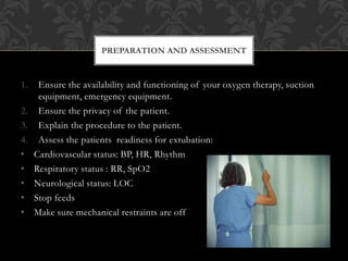 Extubation presentation | PPTX