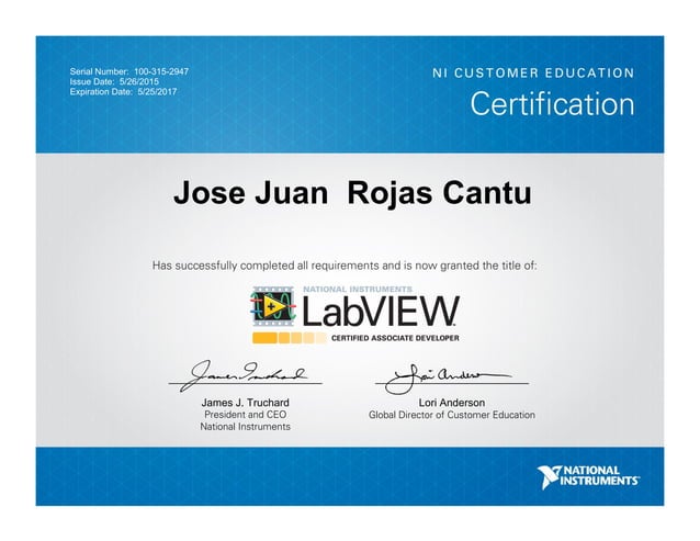 LabVIEW CLAD Certification | PDF