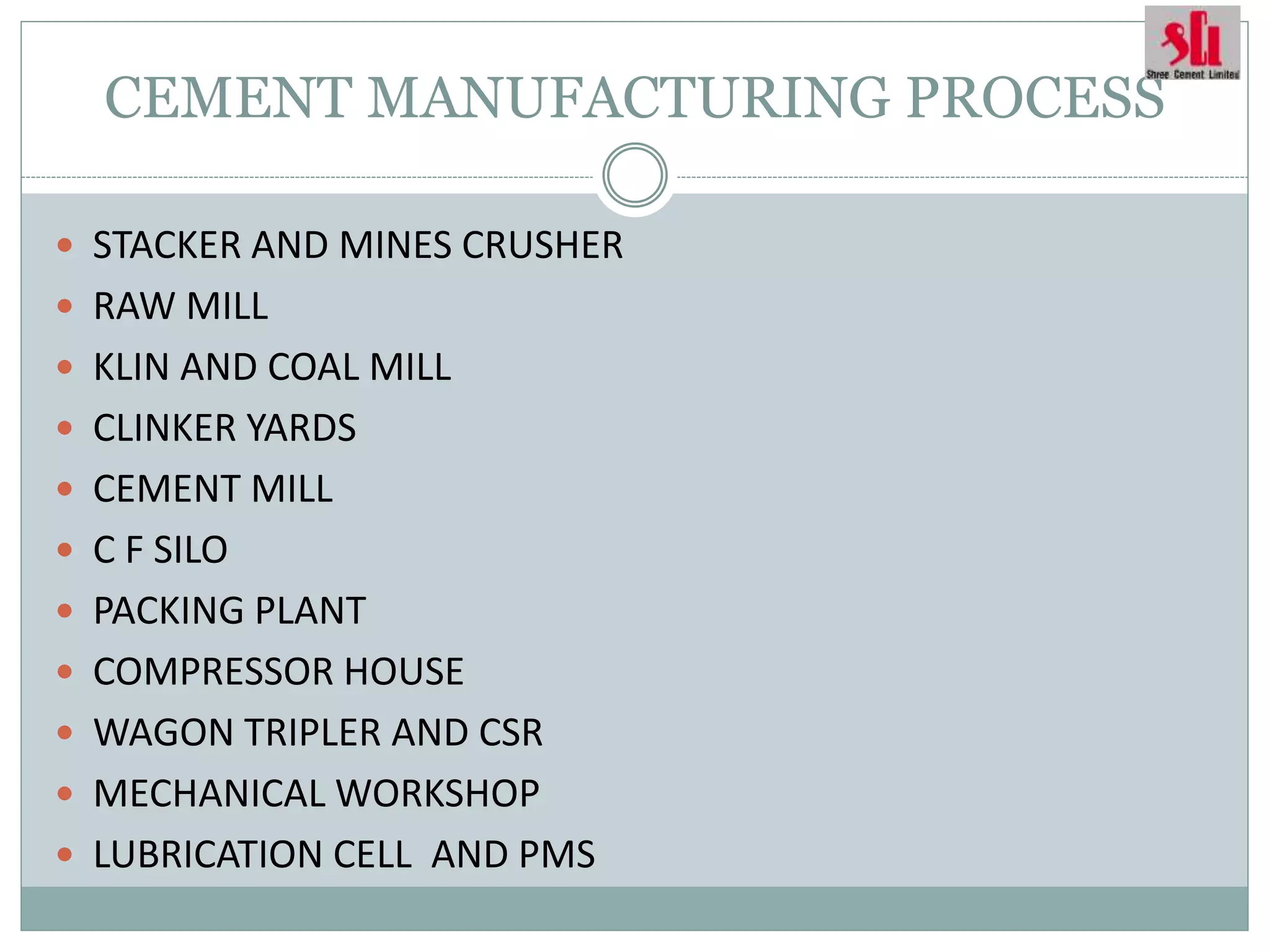 Cement Manufacuring Training presentation | PPTX