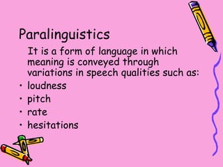 07a14 guidelines to improve non verbal communication | PPT