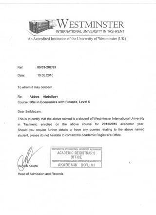 Proof of study | PDF