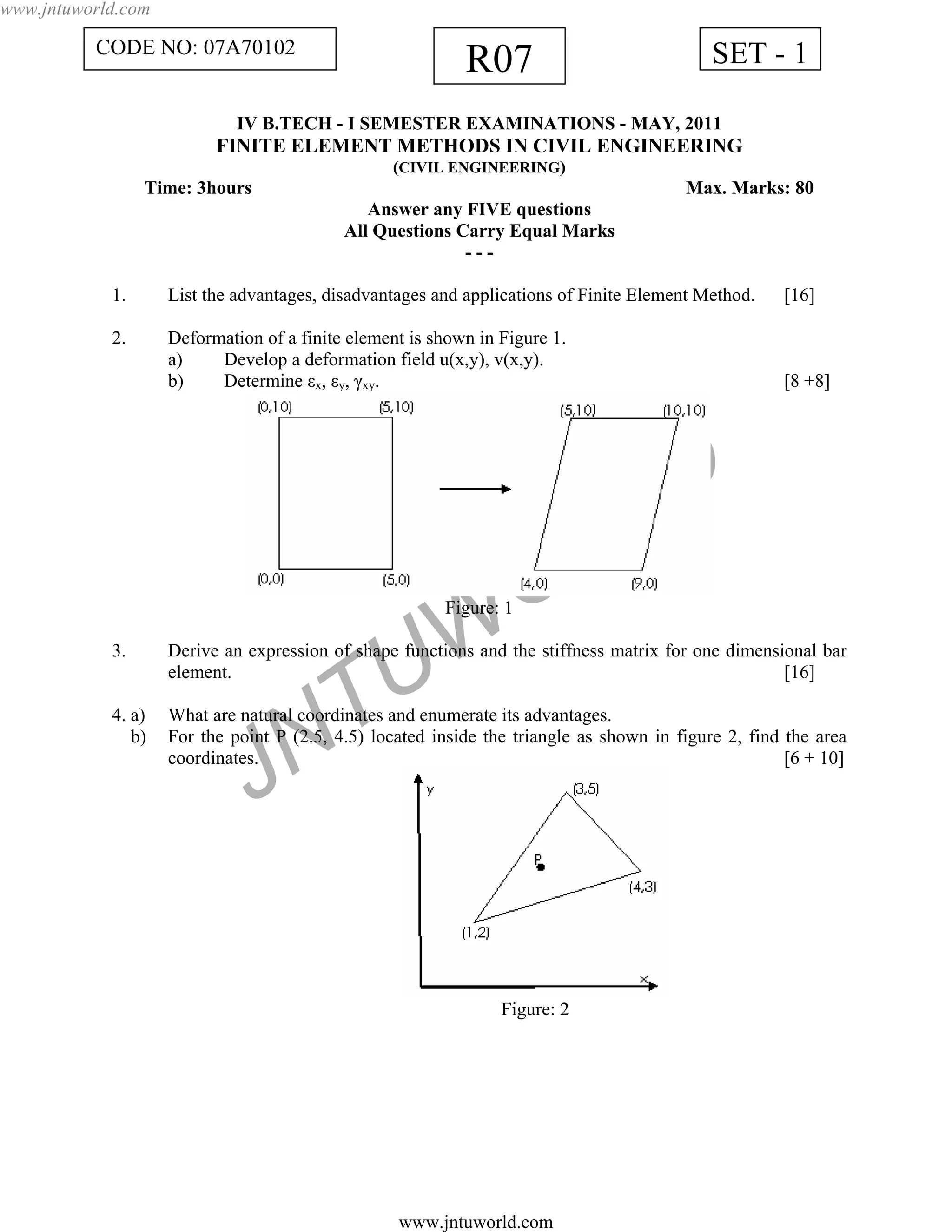07 a70102 finite element methods in civil engineering | PDF ...