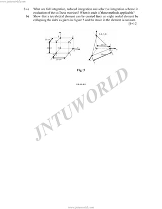 07 a70102 finite element methods in civil engineering | PDF