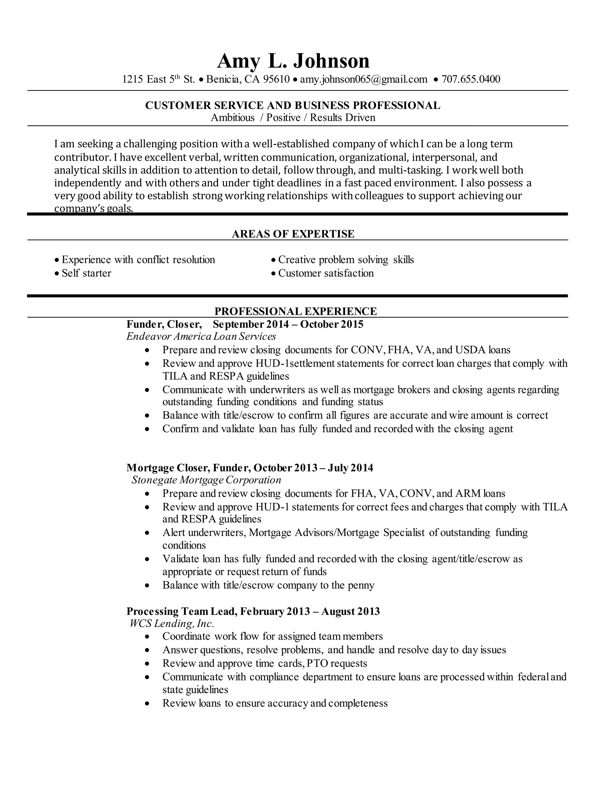 Amy Johnson resume | DOCX