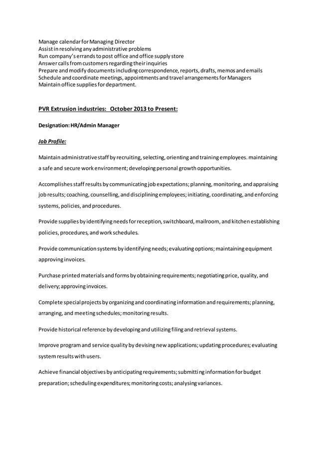 RESUME-NEETA-MANE | PDF