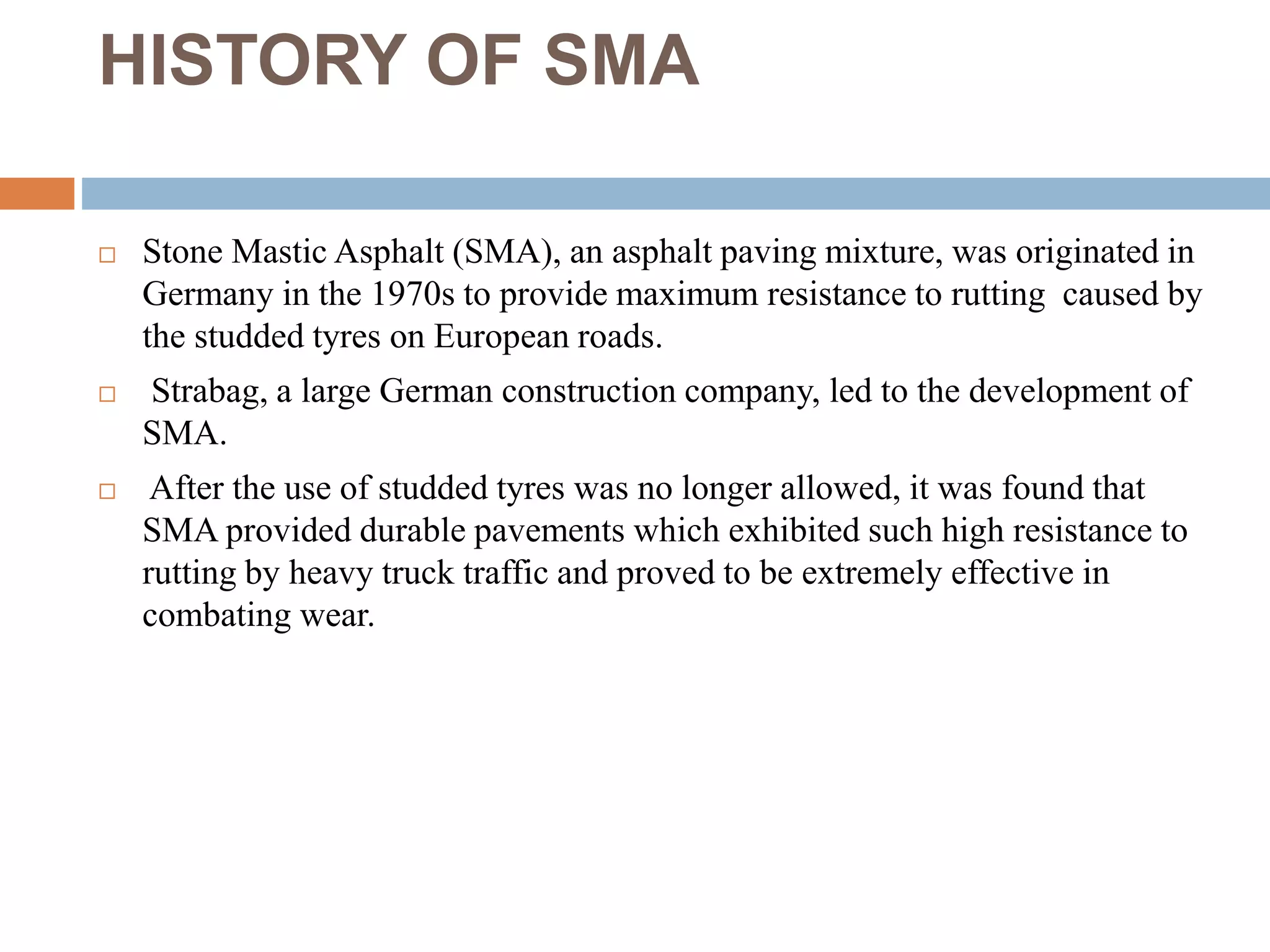 mech STONE MASTIC ASPHALT ppt | PPTX