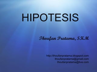 hipotesis | PPT