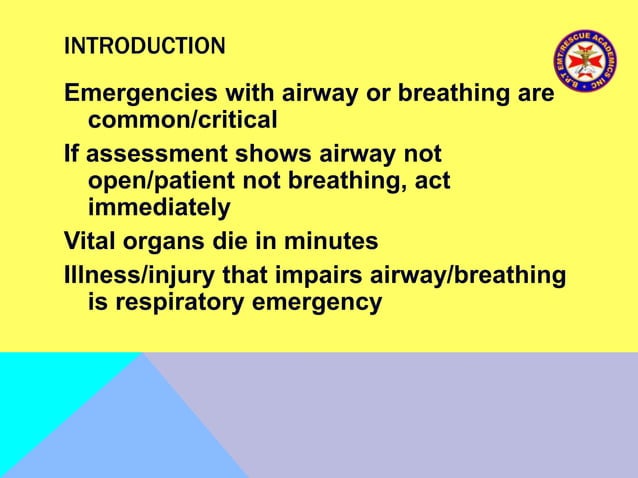 07 airway and_breathing_emergencies | PPT | Lung and Respiratory Health ...