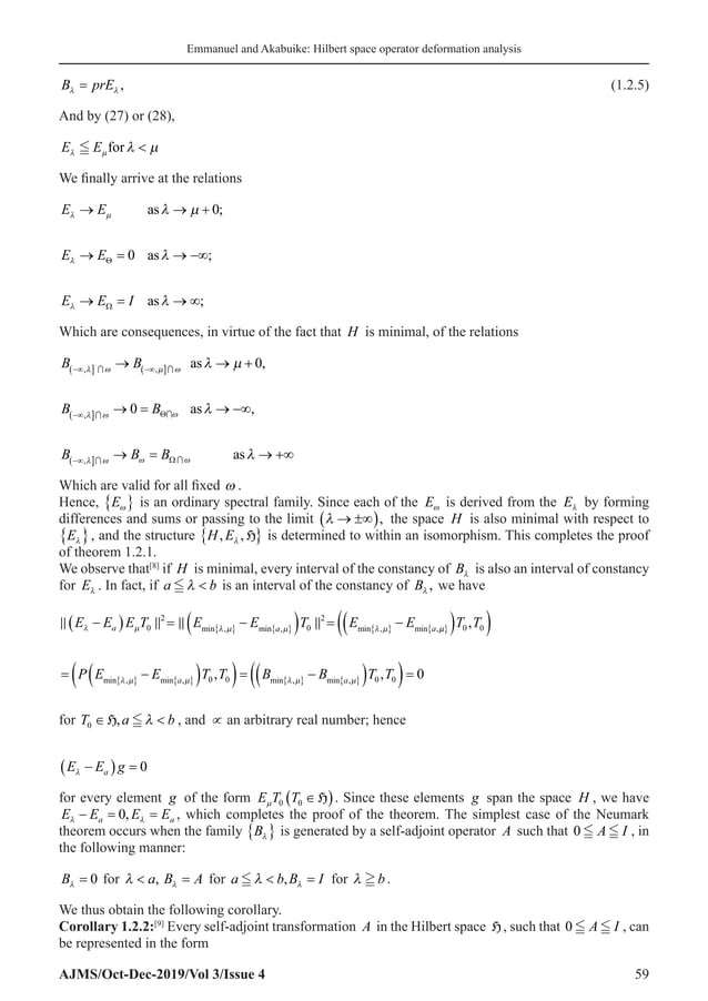On Hilbert Space Operator Deformation Analysis in Application to Some Elements of Elasticity ...
