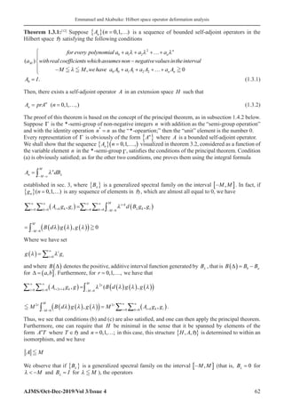 On Hilbert Space Operator Deformation Analysis in Application to Some Elements of Elasticity ...