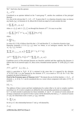 On Hilbert Space Operator Deformation Analysis in Application to Some Elements of Elasticity ...