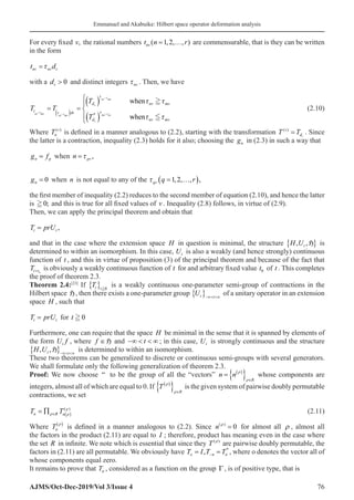 On Hilbert Space Operator Deformation Analysis in Application to Some Elements of Elasticity ...