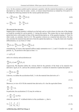 On Hilbert Space Operator Deformation Analysis in Application to Some Elements of Elasticity ...