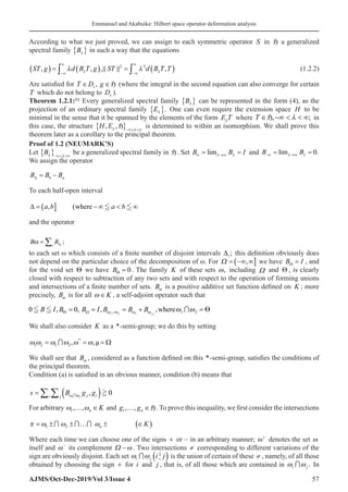 On Hilbert Space Operator Deformation Analysis in Application to Some Elements of Elasticity ...