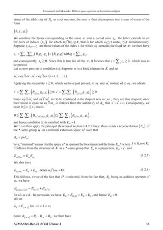 On Hilbert Space Operator Deformation Analysis in Application to Some Elements of Elasticity ...