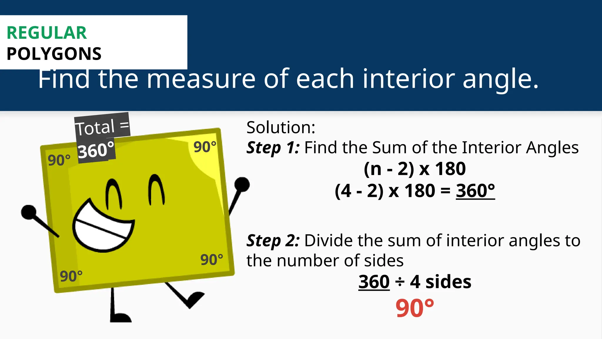 07 Angles in Polygons.pptx Mathematics grade 7 | PPTX
