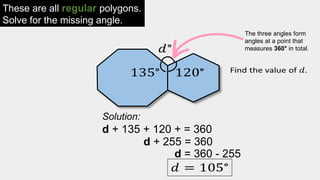07 Angles in Polygons.pptx Mathematics grade 7 | PPTX