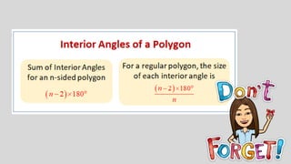 07 Angles in Polygons.pptx Mathematics grade 7 | PPTX