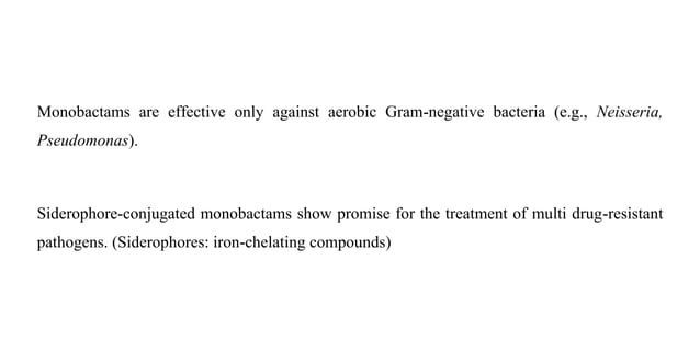 Monobactams | PDF