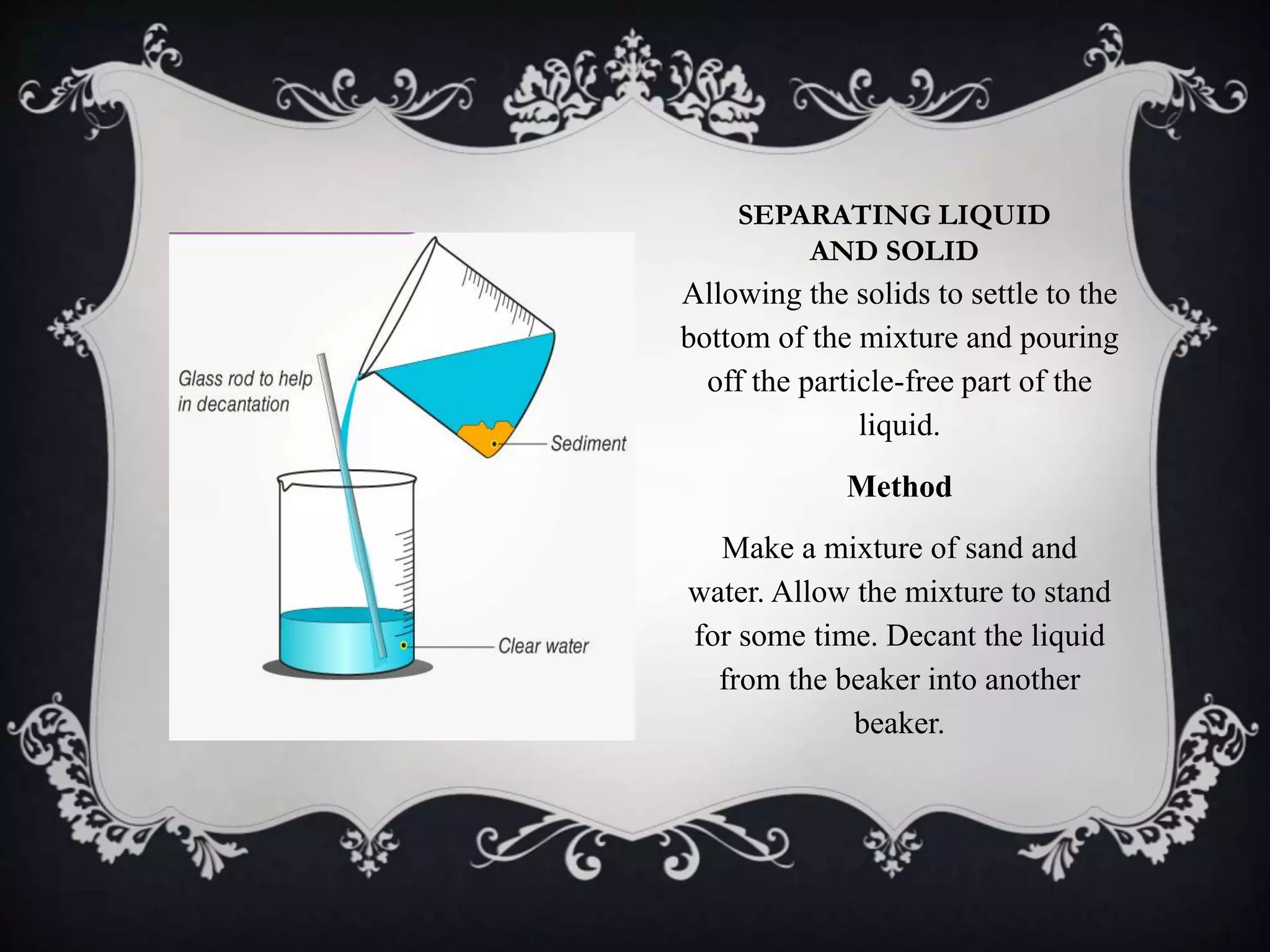 Filtration decantation and crystallization | PPTX