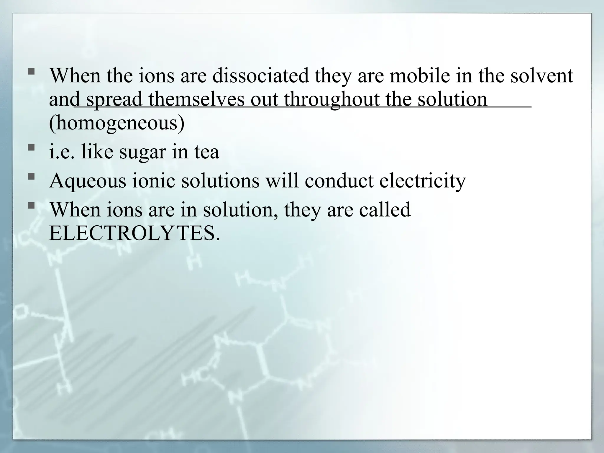 Aqueous Solutions in Grade 11 Chemistry Course | PPT