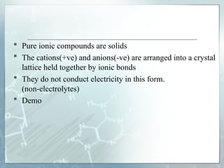 Aqueous Solutions in Grade 11 Chemistry Course | PPT
