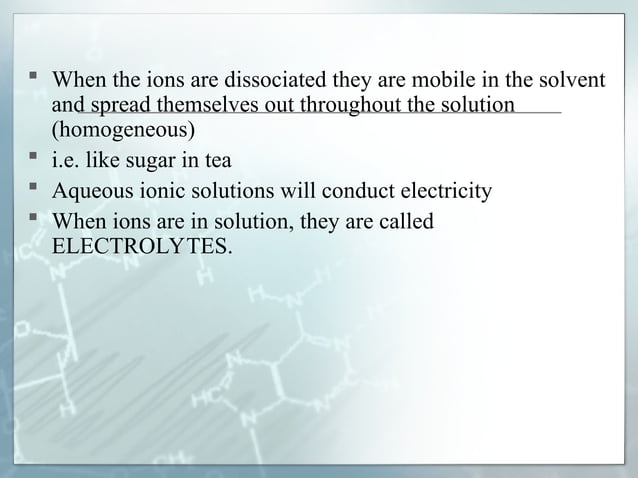 Aqueous Solutions in Grade 11 Chemistry Course | PPT
