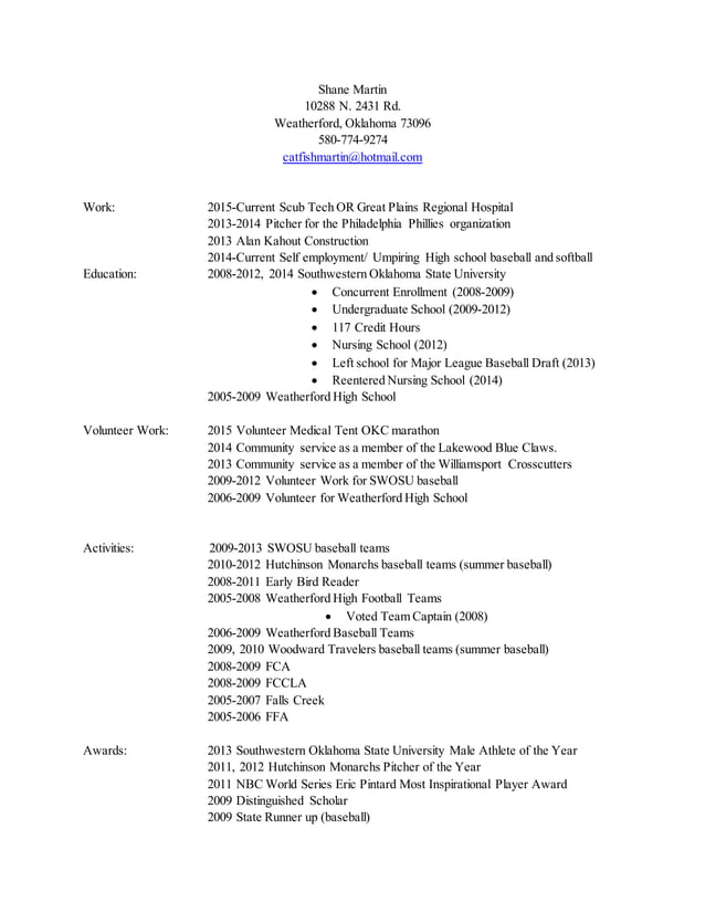 Resume (personal) | PDF