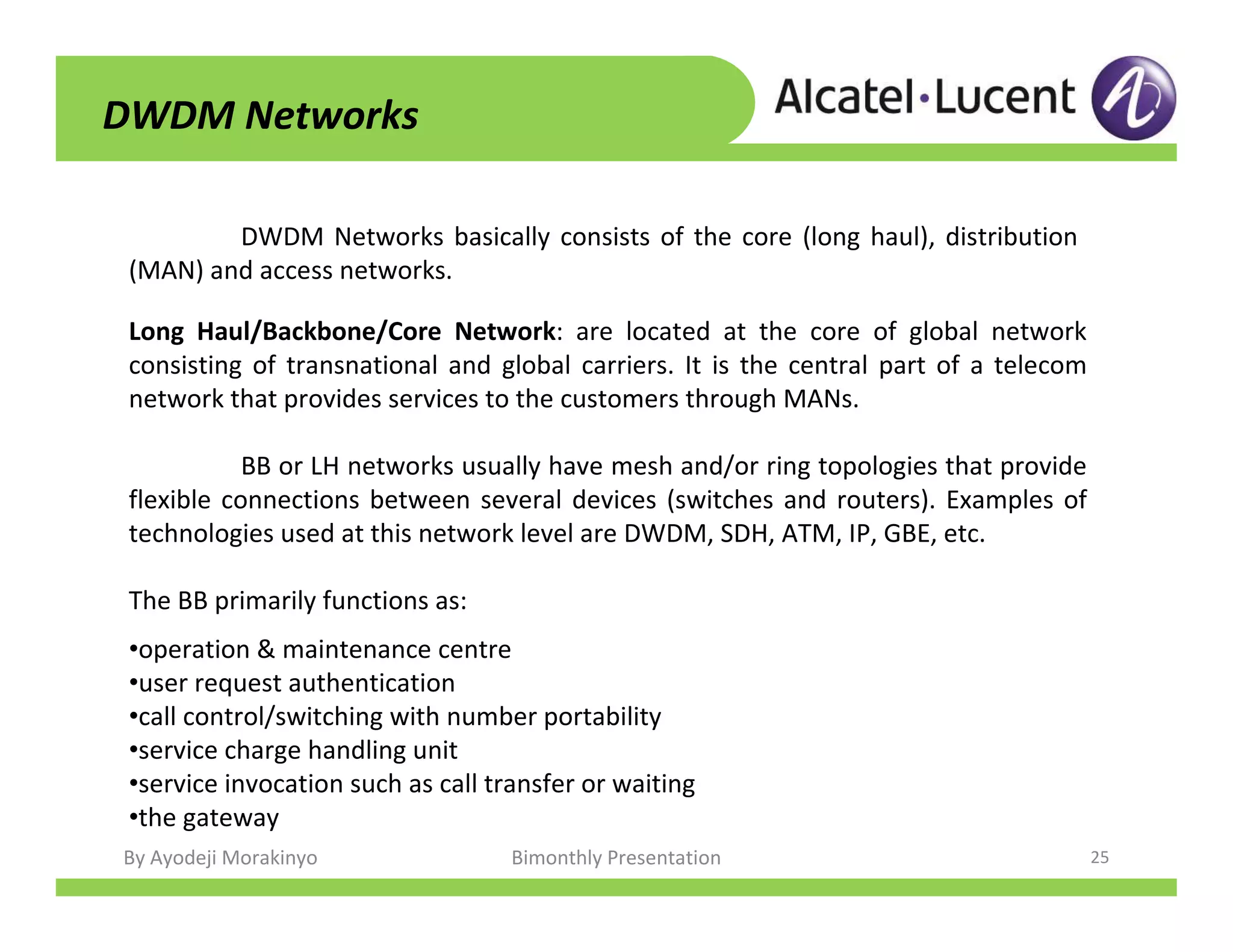 DWDM Presentation | PDF