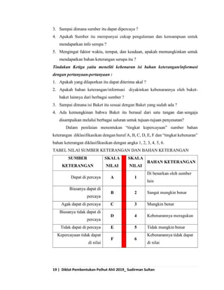 07 bahan ajar dasar dasar intelijen polhut 01 | PDF