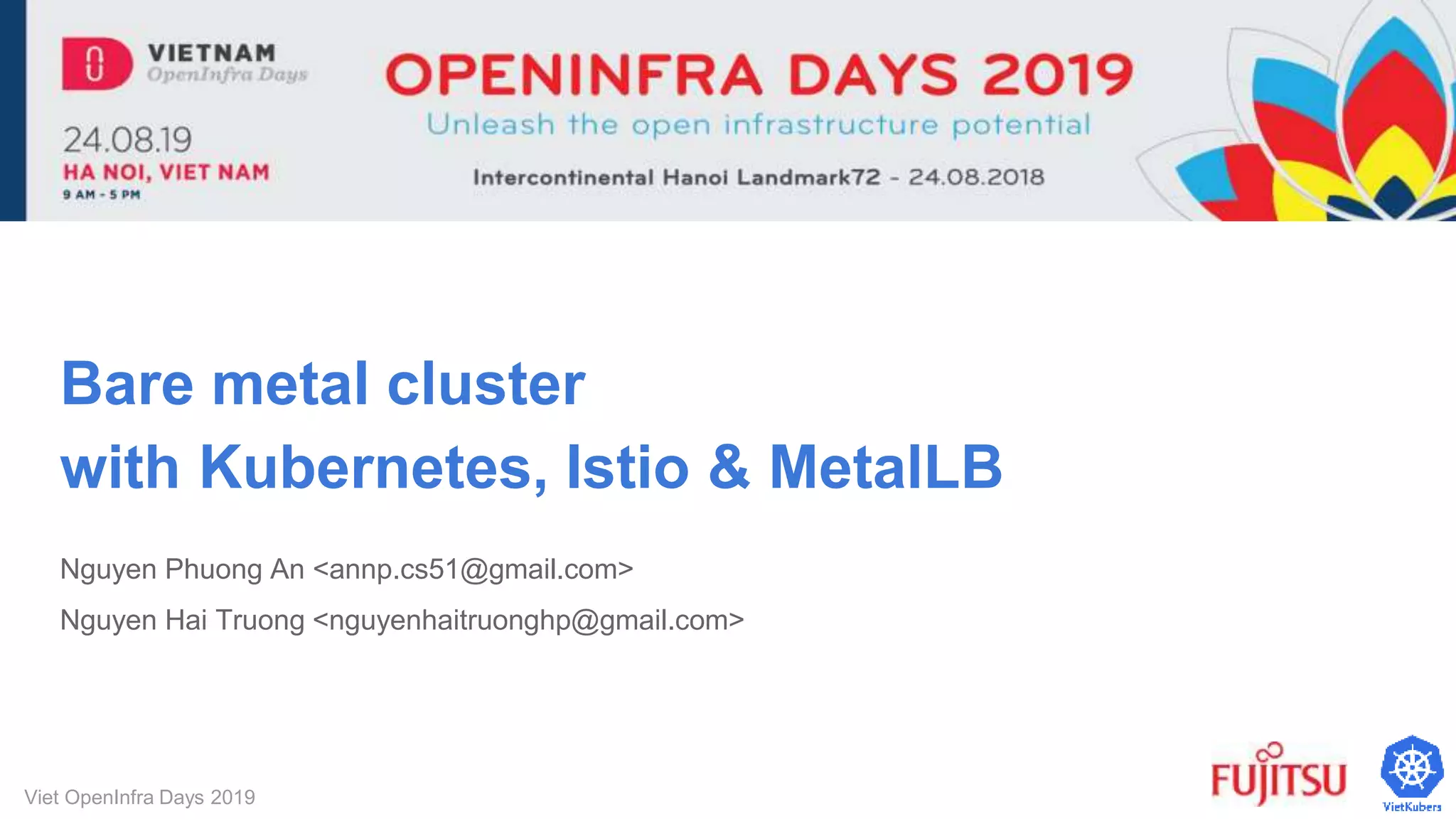 Bare Metal Cluster with Kubernetes, Istio and Metallb | Nguyen Phuong ...