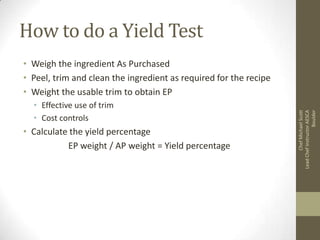 07 basic food costing | PPTX