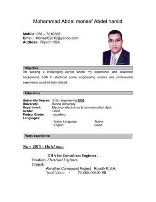 Monsef C.V. 13.11.2016