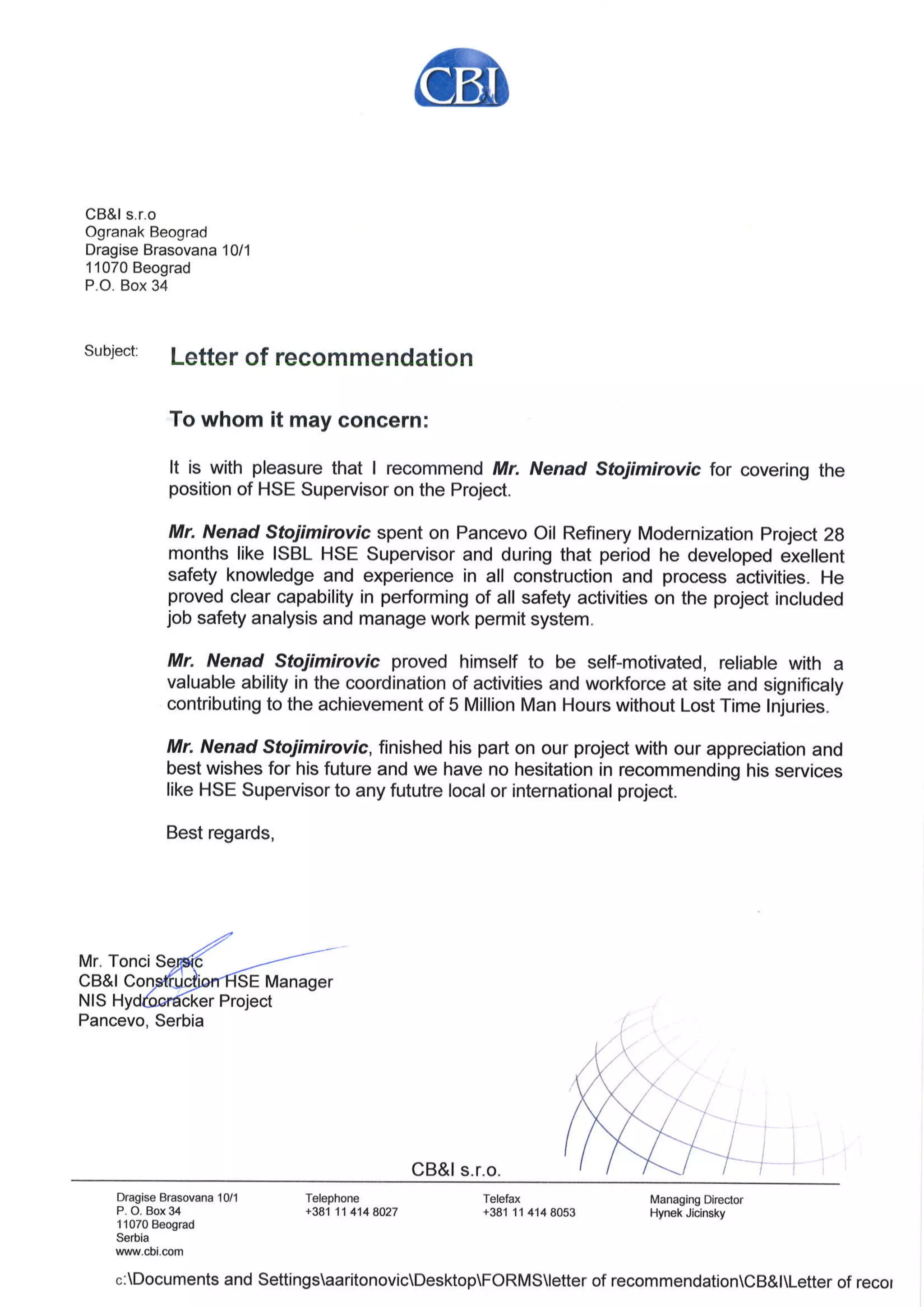 CBI_letter Rec | PDF