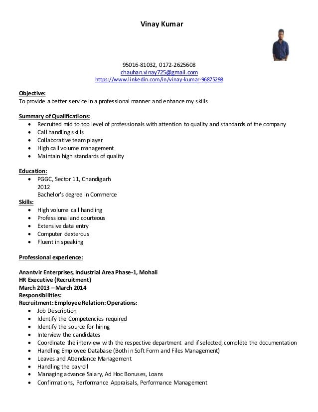 Vinay Kumar_resume Vinay Kumar_resume