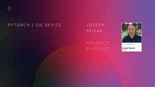 "PyTorch Deep Learning Framework: Status and Directions," a ...