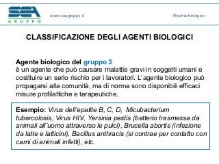 Rischio biologico | PPT