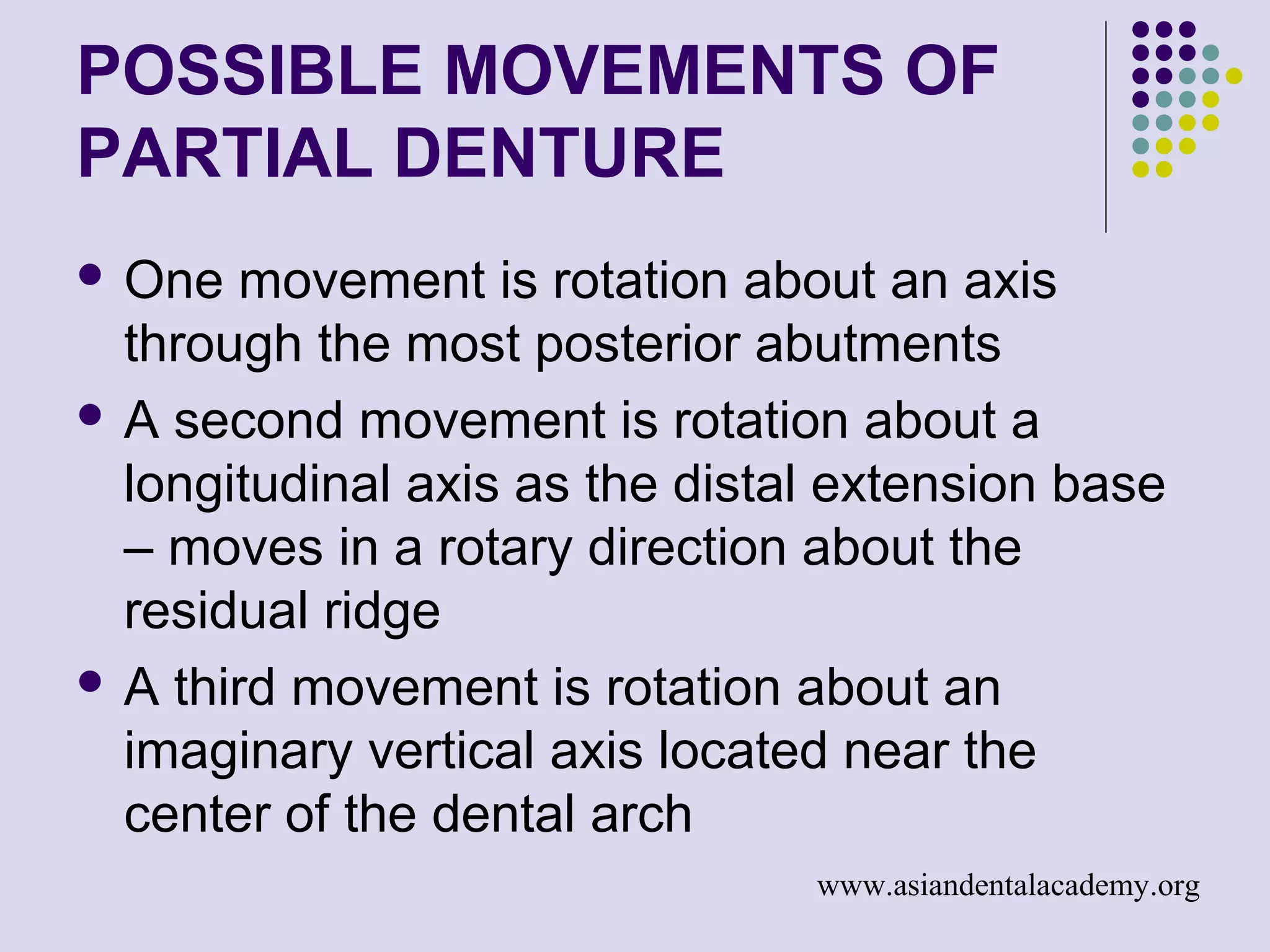 biomechanics of removable partial denture | PPT