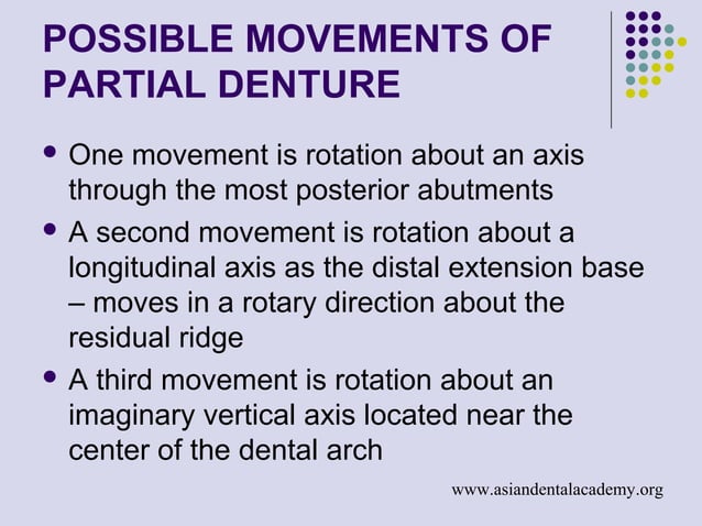 biomechanics of removable partial denture | PPT