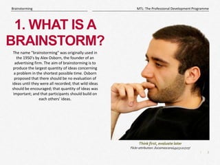 Brainstorming | PPTX