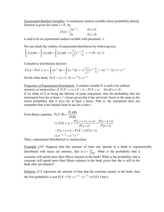 Random variables | PDF