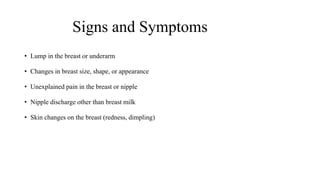 BREAST CANCER PPT: A GENERAL OVERVIEW IN HISTOPATHOLOGY | PPTX